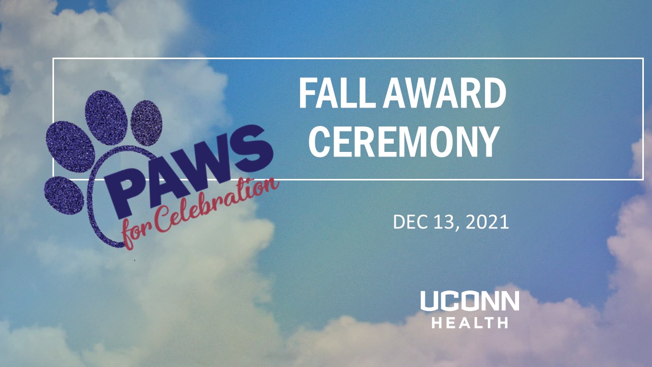 PAWS Fall Award Ceremony 12/13/2021
